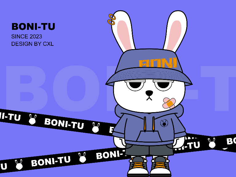 BONI兔原创IP形象设计_Ashe_Oo-站酷ZCOOL
