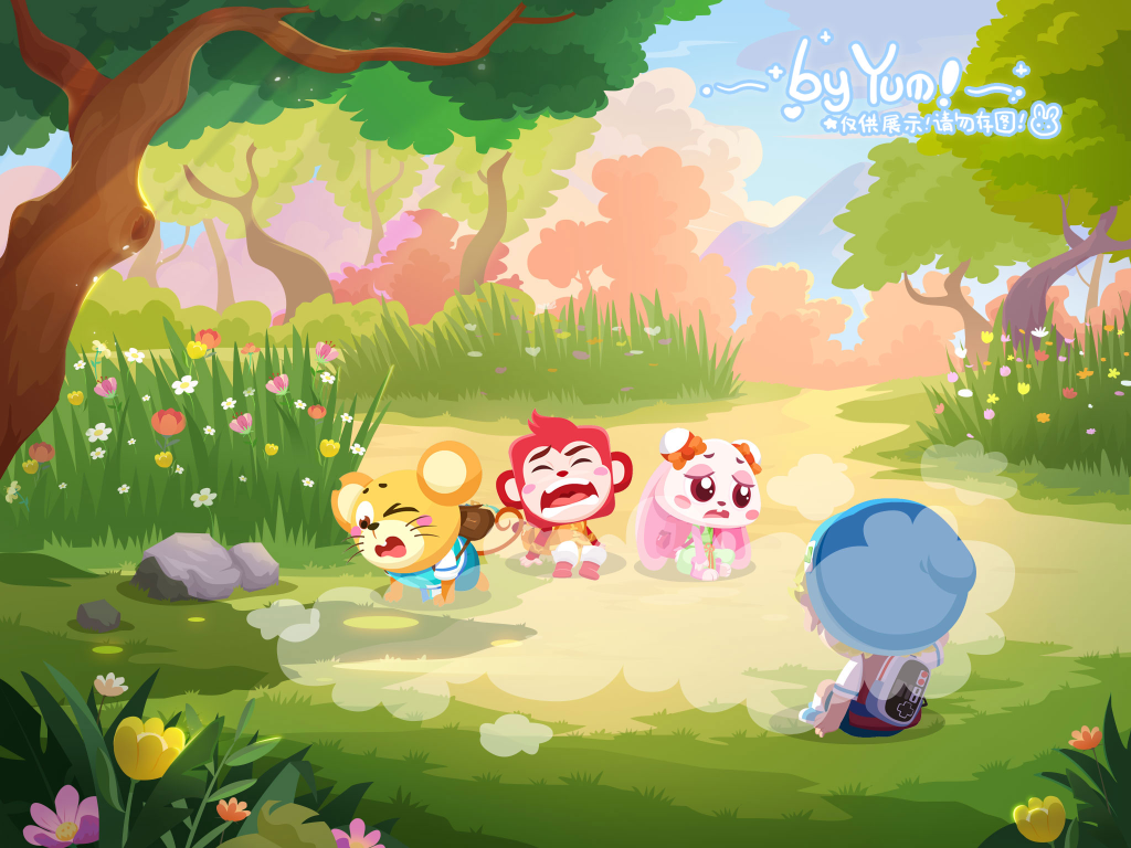 线上课件插画作品分享_晕妹纸-站酷ZCOOL