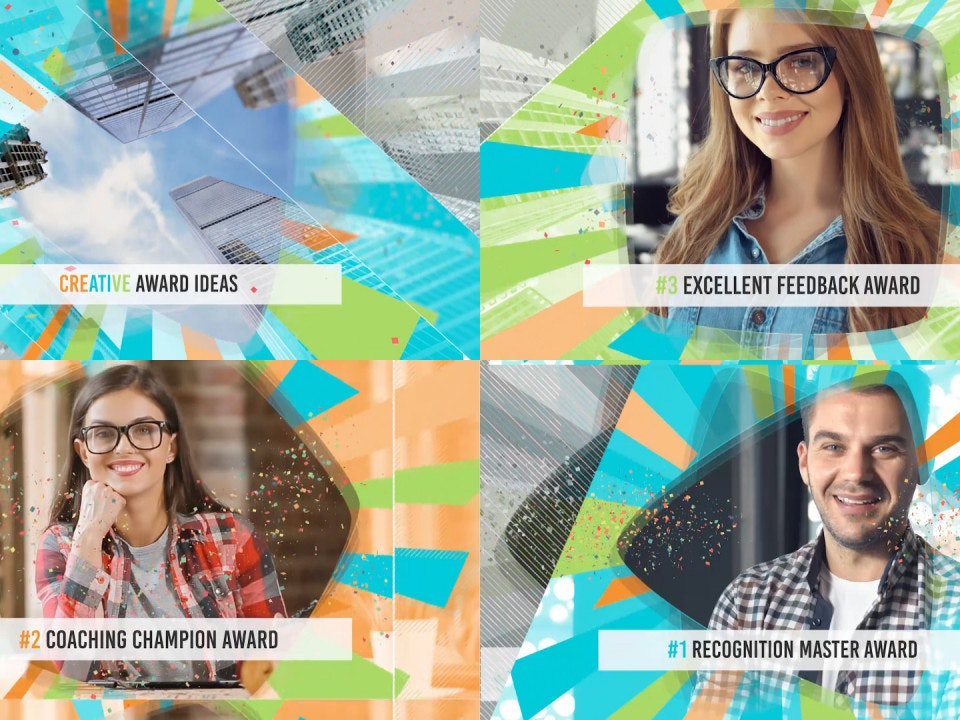 PR模板|酷炫多彩设计流畅动画效果企业奖创意标题展示_猿文件网官方账号-站酷ZCOOL