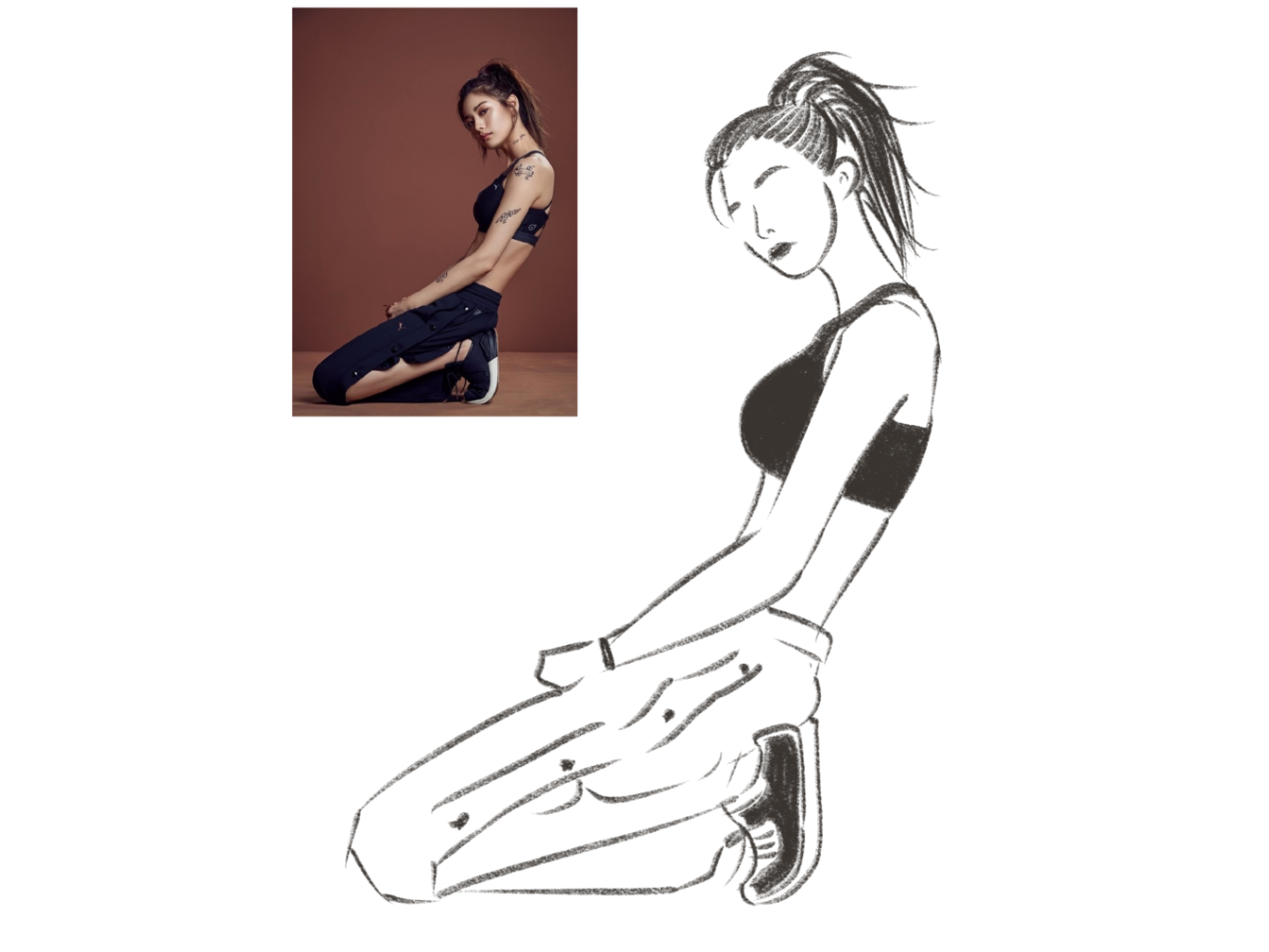 《30天速写打卡》09_韩焰Yan-站酷ZCOOL