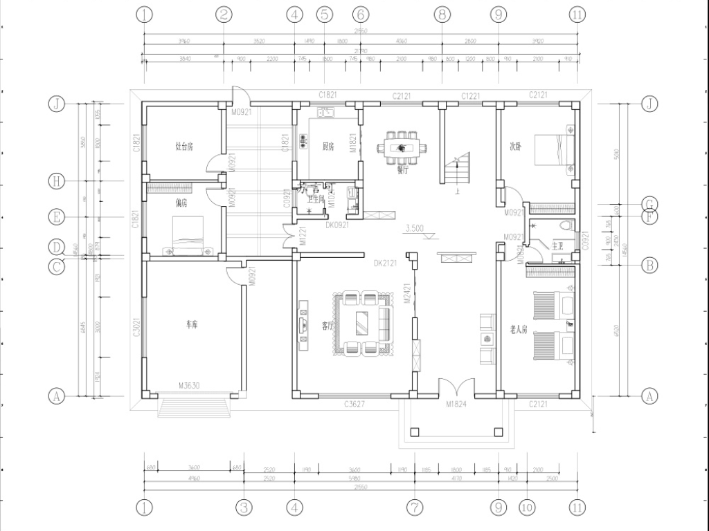 施工图||新中式别墅_苏言可-站酷ZCOOL