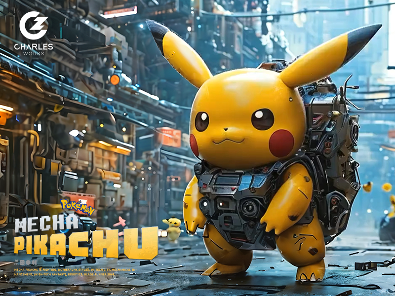 NEW WORKS：Mecha Pokemon 高燃，机甲宝可梦来袭!!! _Charles_Zhuang-站酷ZCOOL