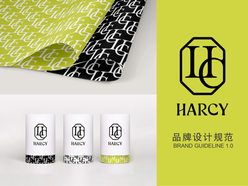 LOGO品牌升级｜HARCY首饰品牌VI系统设计_阿听不听话-站酷ZCOOL