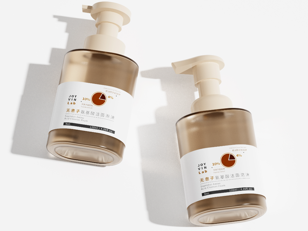 洁面慕斯设计/建模渲染/洗护护肤设计_减到120请你吃饭-站酷ZCOOL