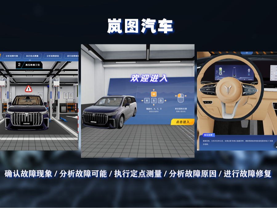 VR汽车转向系统故障虚拟仿真培训课件提供逼真的场景化训练_深圳华锐视点-站酷ZCOOL