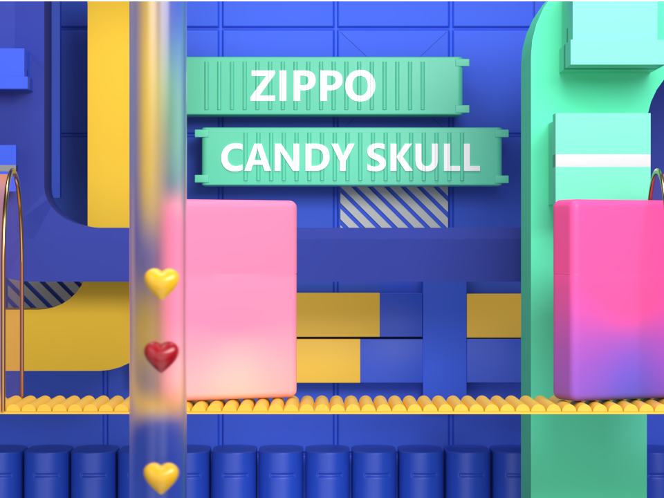 C4D 临摹ZIPPO宣传片 _小漫画1234-站酷ZCOOL