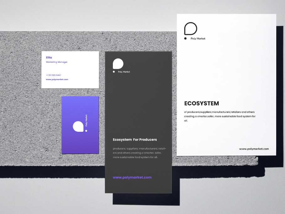 Poly Market 品牌设计_ECHOoodesign-站酷ZCOOL