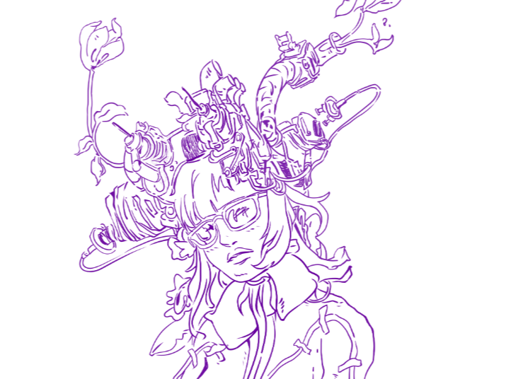 金政基作品临摹练习-SAI2_栃木-站酷ZCOOL