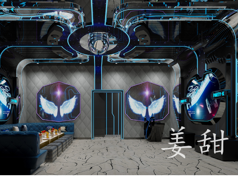 KTV设计案例|灯红酒绿的迷离世界_jiang姜甜-站酷ZCOOL