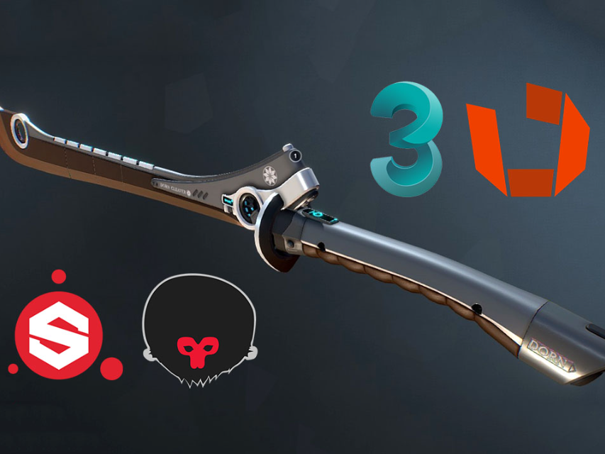 【3dmax建模】零基础武器刀模型UV贴图渲染制作教程。_Alan安澜-站酷ZCOOL