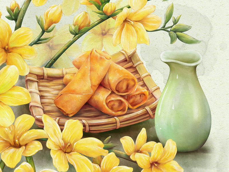 二十四时肴香知·立春_桃乙-站酷ZCOOL