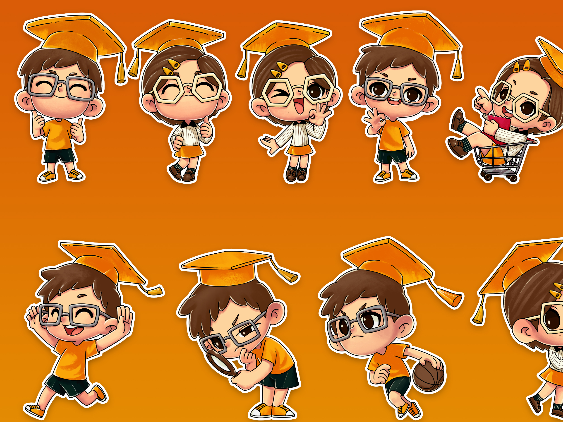 IP优化造型、情景动作_Chen东川-站酷ZCOOL