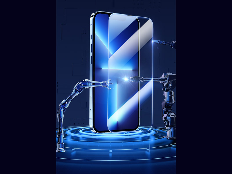 iPhone13钢化膜详情页/产品渲染_带泪小鱼123-站酷ZCOOL