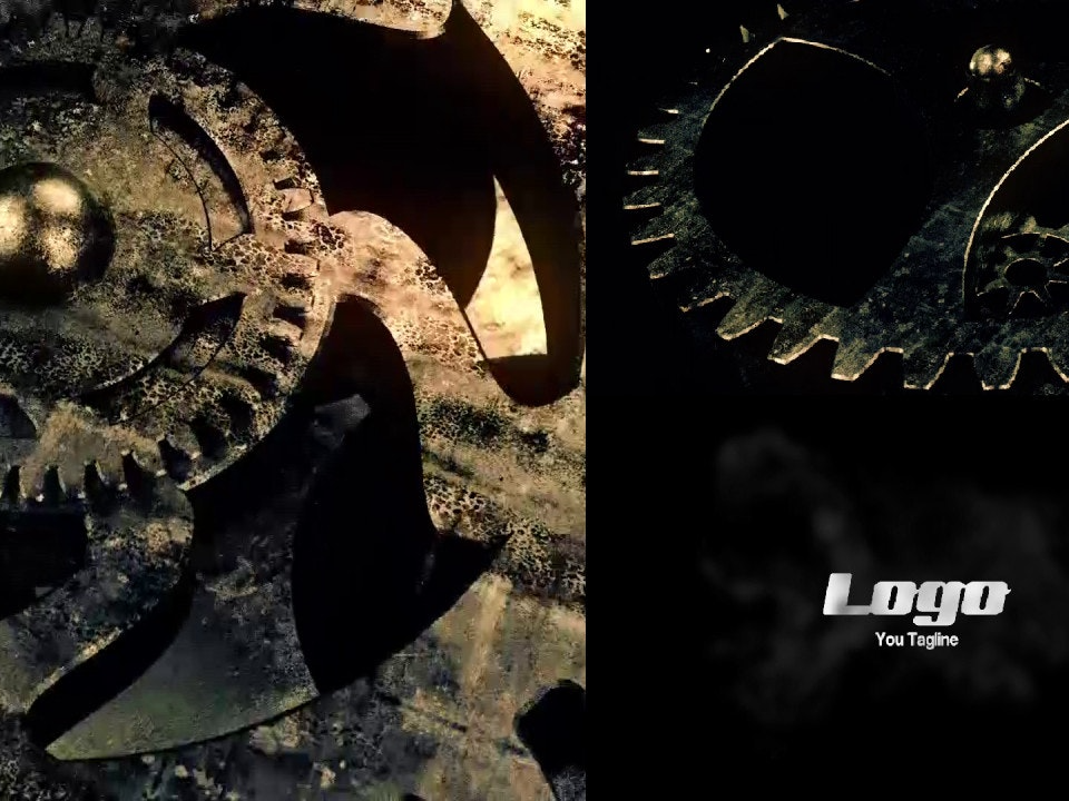 PR模板|史诗般3D齿轮标志LOGO演绎动画开场_猿文件网官方账号-站酷ZCOOL