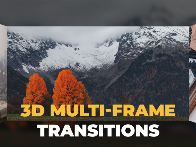 PR模板 | 3D炫酷视图移动有趣多帧过渡图片标题开场_猿文件网官方账号-站酷ZCOOL