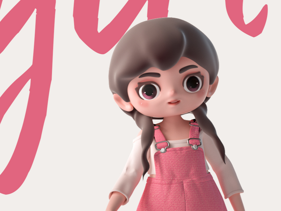 Hello Yui | Blender捏娃_宇酱-站酷ZCOOL