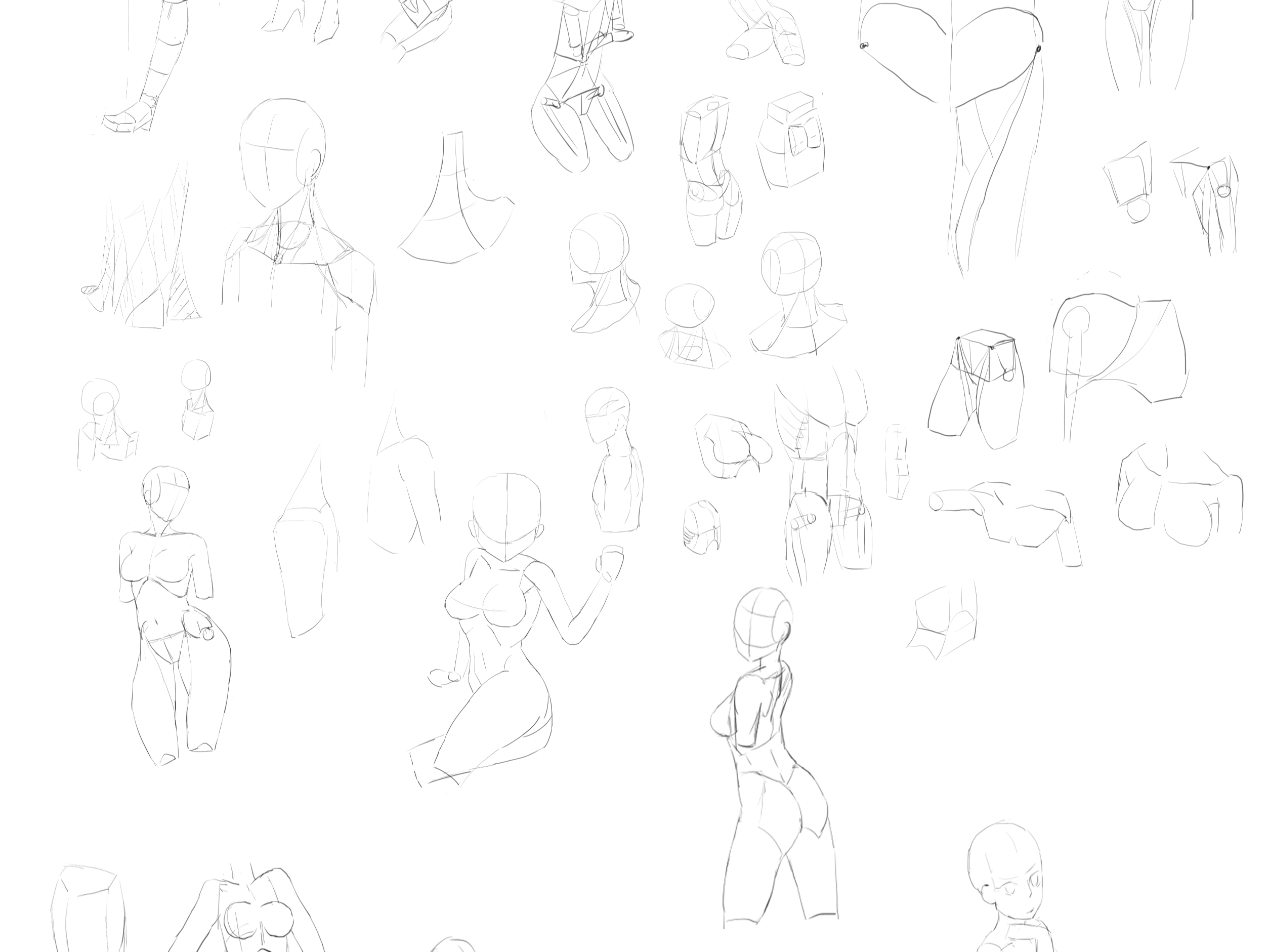 人体练习6_另越-站酷ZCOOL