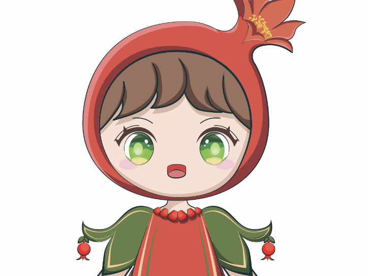 “石榴籽”IP_無名氏357-站酷ZCOOL