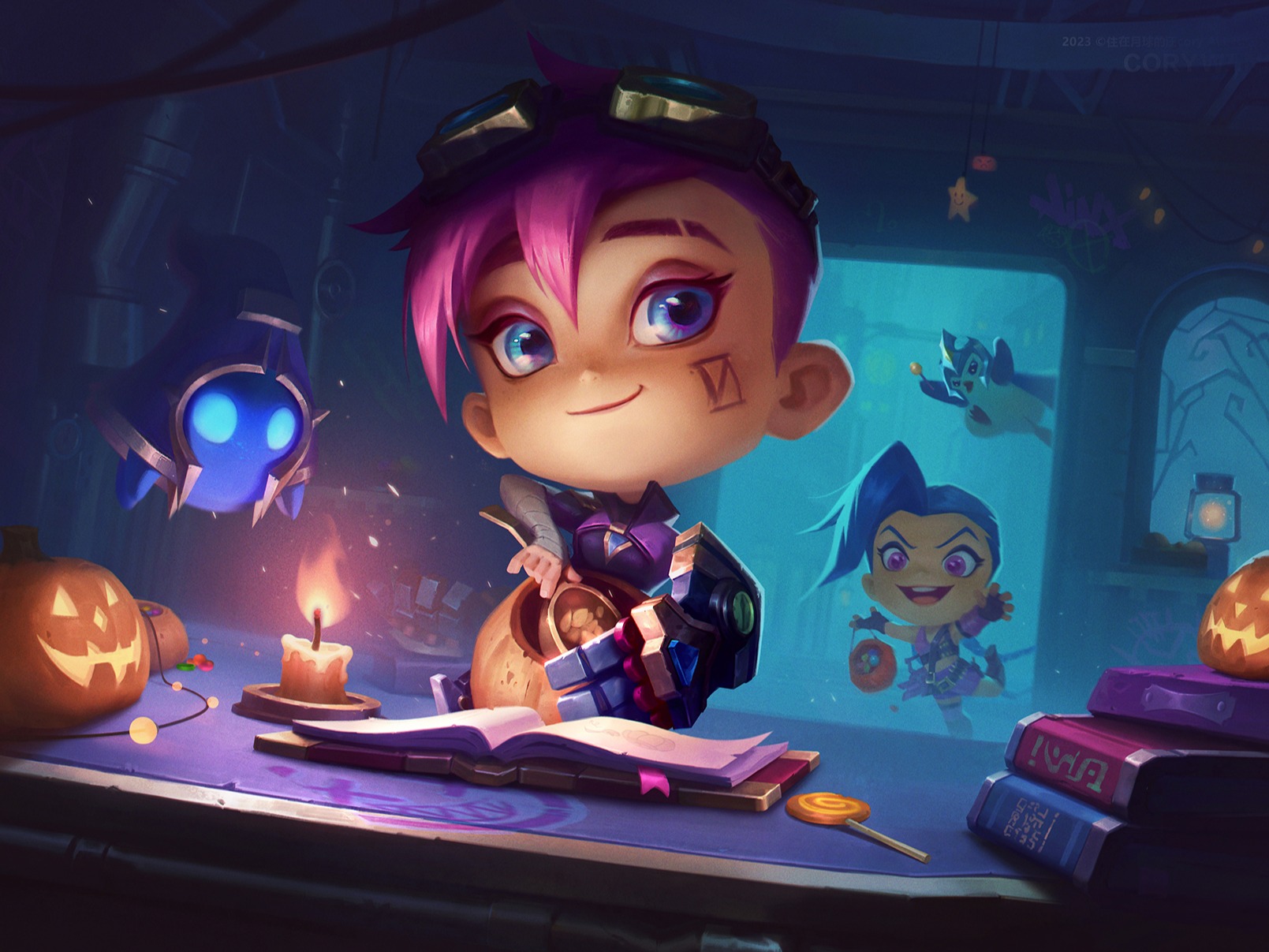 万圣节小小英雄-FANART_住在月球的汪cory-站酷ZCOOL