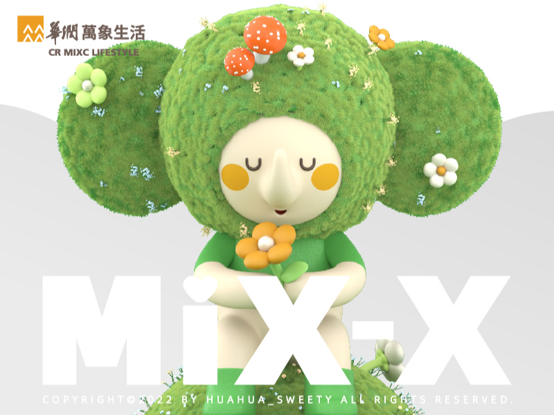 MIX-X 想想 华润万象生活原创IP设计_花花_Sweety-站酷ZCOOL