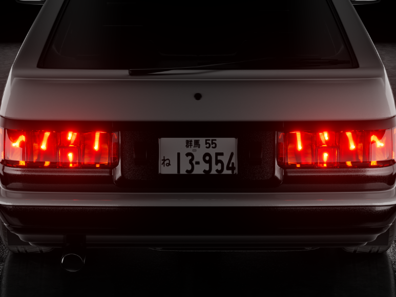 TOYOTA AE86 渲染_平明三郎-站酷ZCOOL