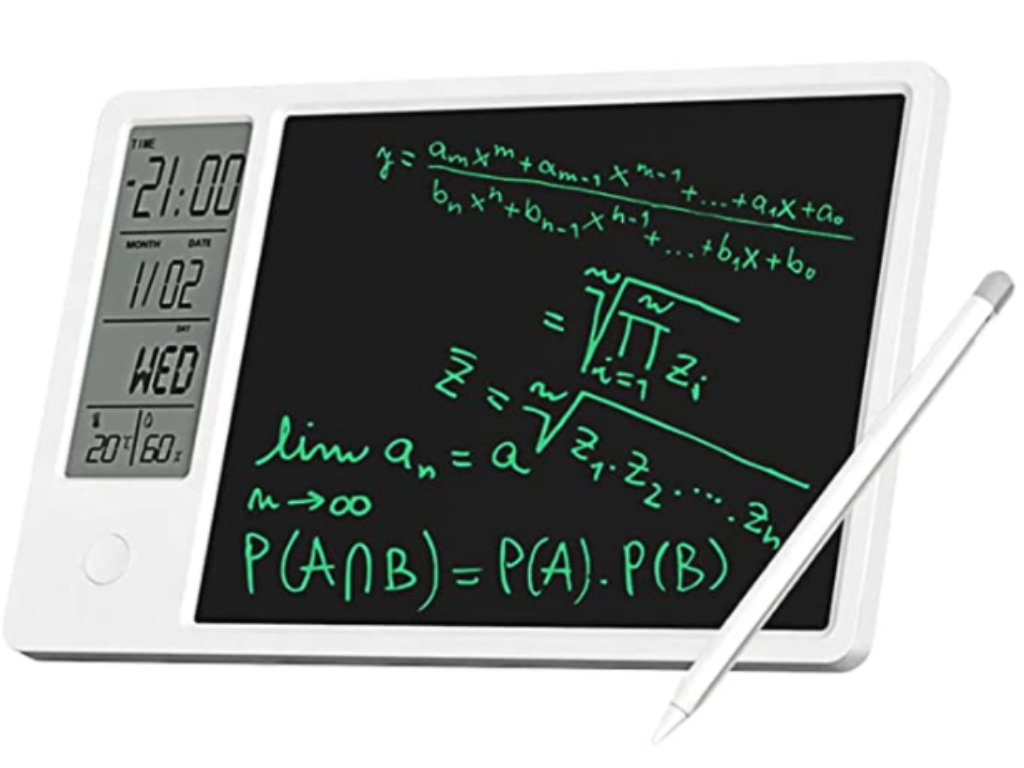 数字时钟带 LCD 书写平板电脑_Ziyun_Lin-站酷ZCOOL