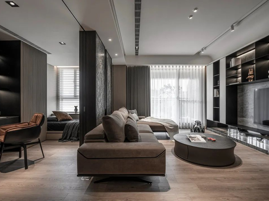 125㎡现代风装修，典雅静谧舒适，这就是我理想中的家_峰光无限装饰-站酷ZCOOL