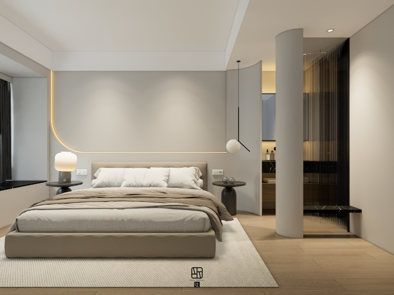 RANG | 现代极简卧室_希栖里-站酷ZCOOL