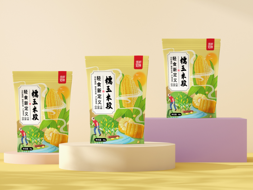 玉米包装设计永不言败小飞娥 站酷zcool