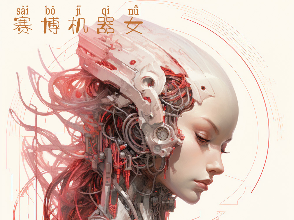 赛博机器女_月光111111-站酷ZCOOL