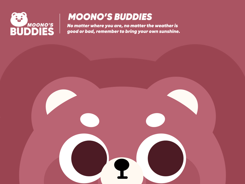 MOONO‘BUDDIES 第二季——个人潮牌IP设计_剁先生-站酷ZCOOL