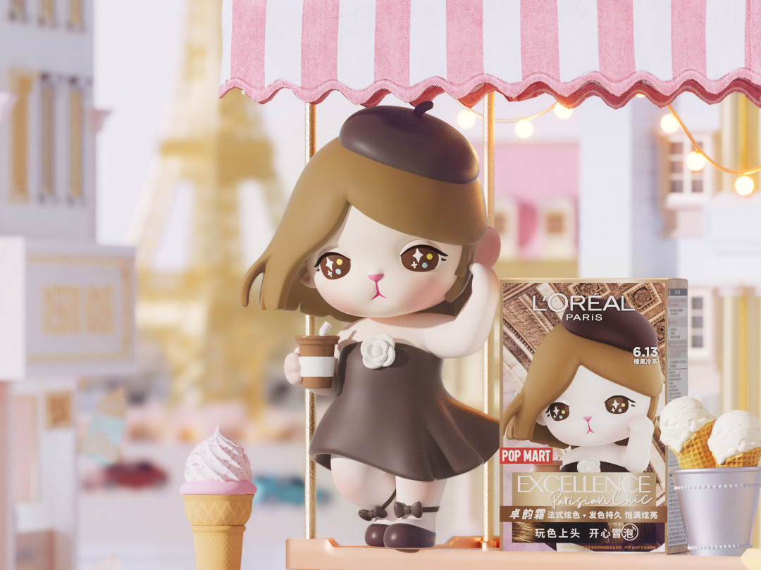 欧莱雅 x POPMART夏日奔现【兔兔染】第二弹_KAZE_ANIMATION-站酷ZCOOL