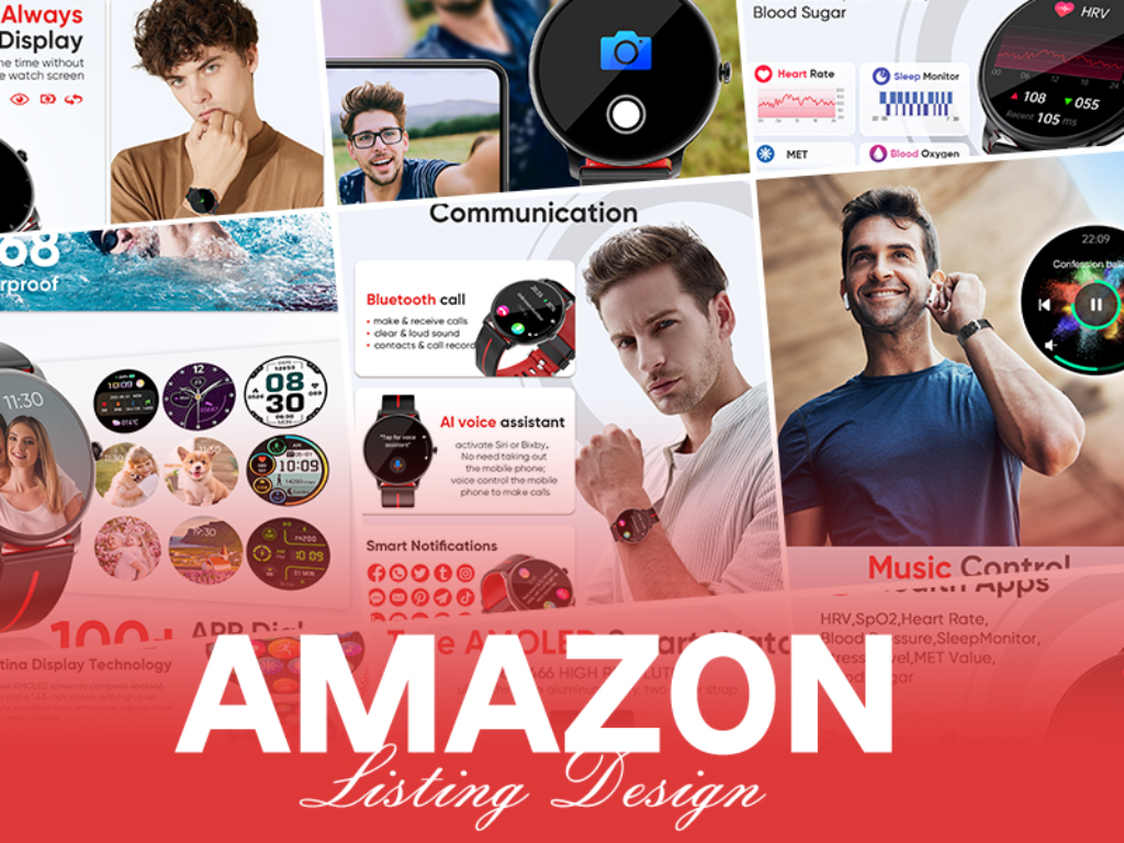 运动手表/3C数码-亚马逊Amazon案例_亚马逊设计工作室-站酷ZCOOL