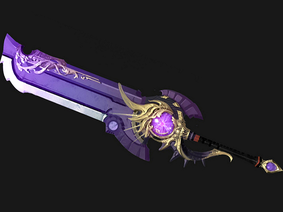 【3dmax武器建模】零基础武器大刀武器模型制作教程。_Alan安澜-站酷ZCOOL