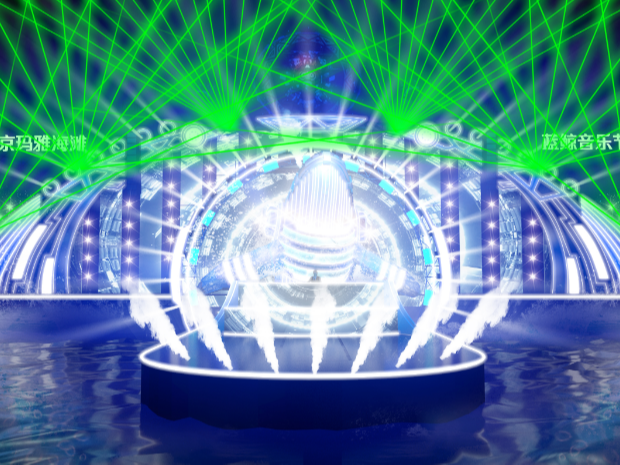 UE4 +MA灯光控台《南京音乐节》舞美预演设计_三皮创意设计波波-站酷ZCOOL