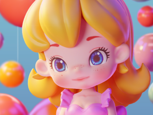 一个可爱女孩人物设计_瑾年Sasha-站酷ZCOOL