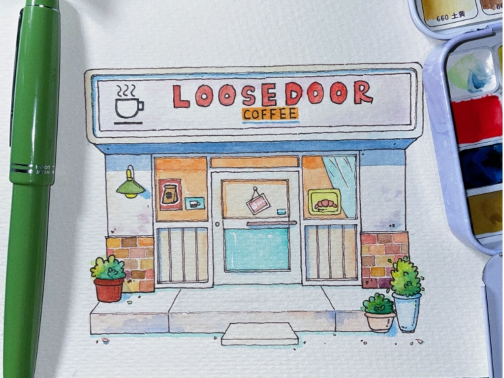 【手绘速写打卡】01_韩焰Yan-站酷ZCOOL