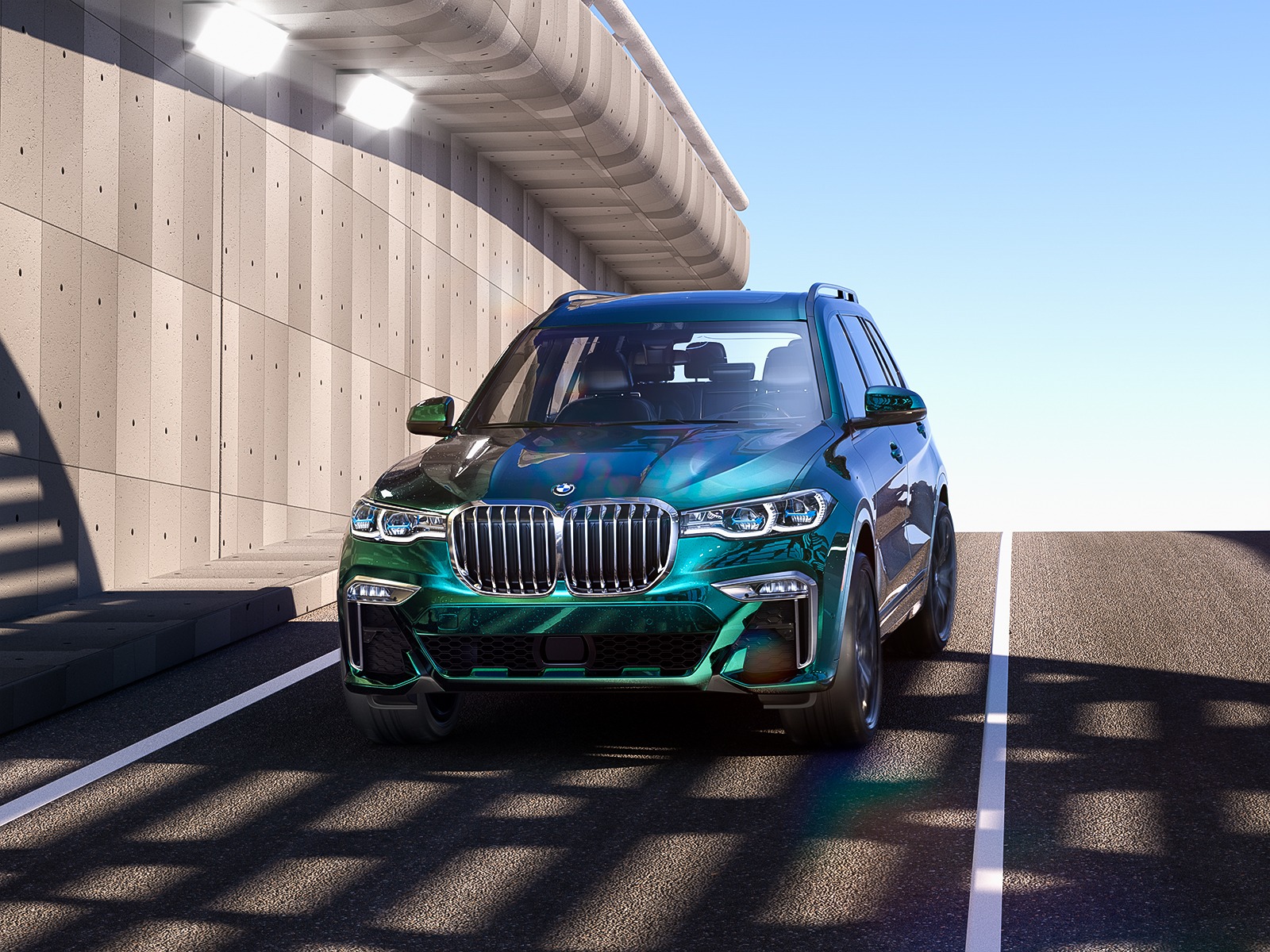 CGI BWM-X7 3D 【写实场景渲染】_狂奔的熊猫-站酷ZCOOL