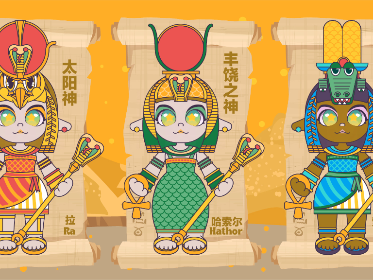 希腊女神IP盲盒_Penny佩妮-站酷ZCOOL