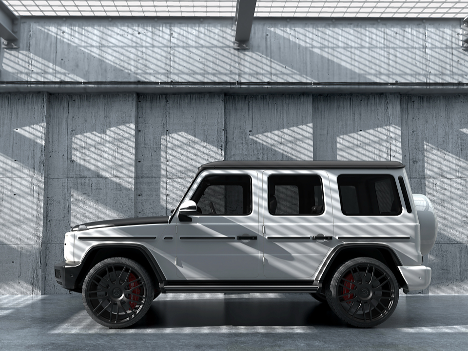 奔驰大G渲染 CGI_设计蛋-站酷ZCOOL