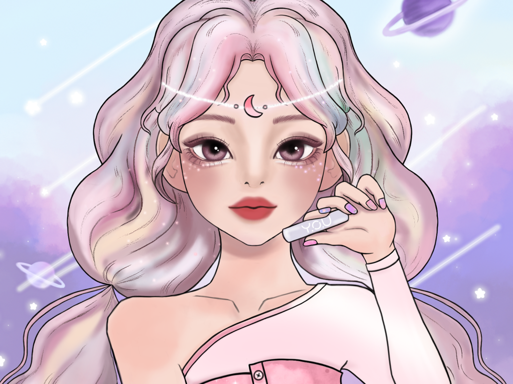 aolab x Y.O.U BEAUTY Miss Cloud系列NFT头像_上海物集设计咨询-站酷ZCOOL