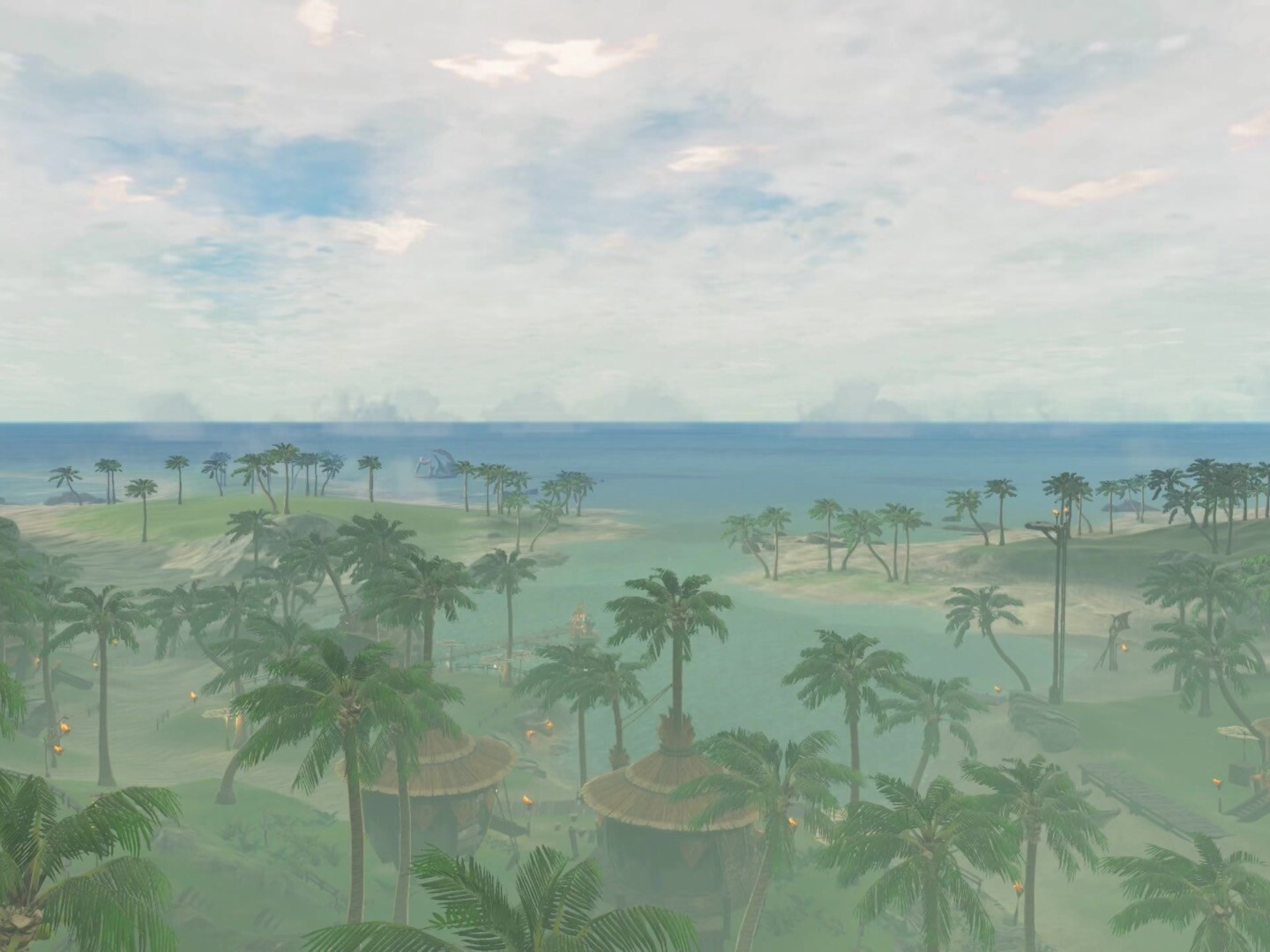 塞尔达传说Lurelin Village高清动态壁纸_今天是晴天哦-站酷ZCOOL