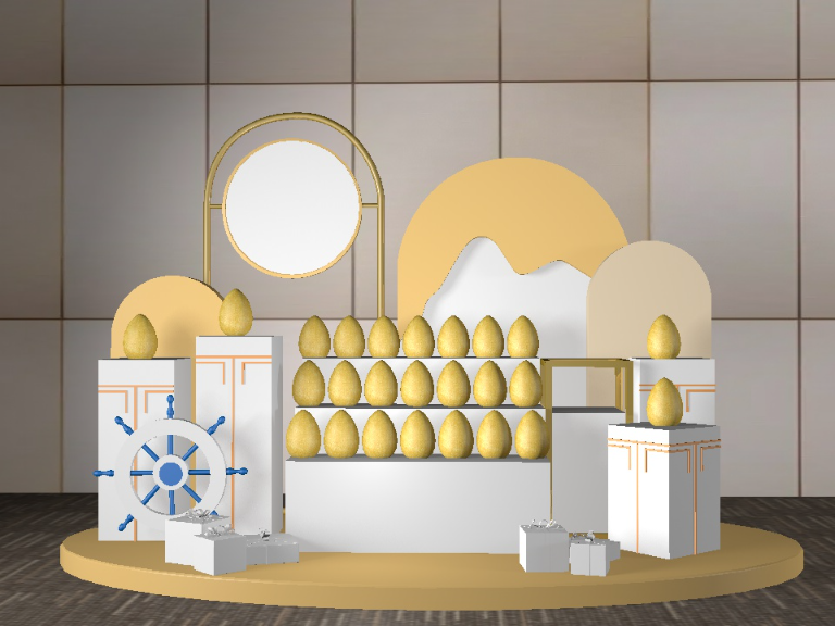 金色金蛋台_123大-站酷ZCOOL