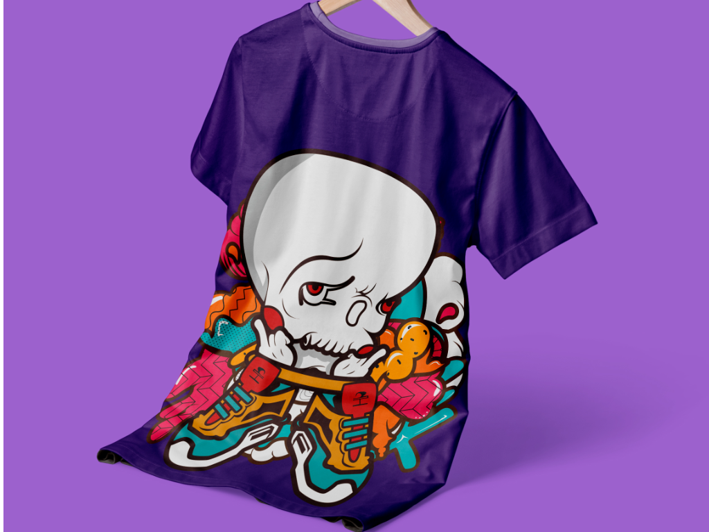 元素插画骷髅崽_啊茶呦-站酷ZCOOL