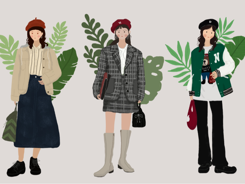 一些OOTD的练习_ZZZZJOCO-站酷ZCOOL