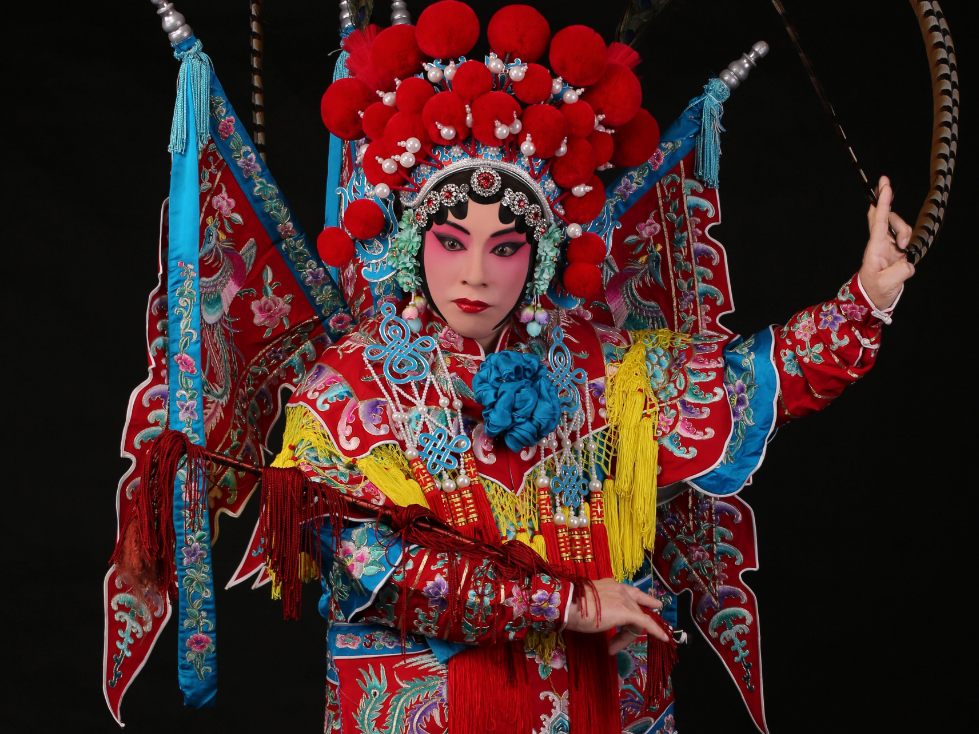 我的京剧照 京剧刀马旦武旦 京剧旦角化妆_我是我我又非我-站酷ZCOOL