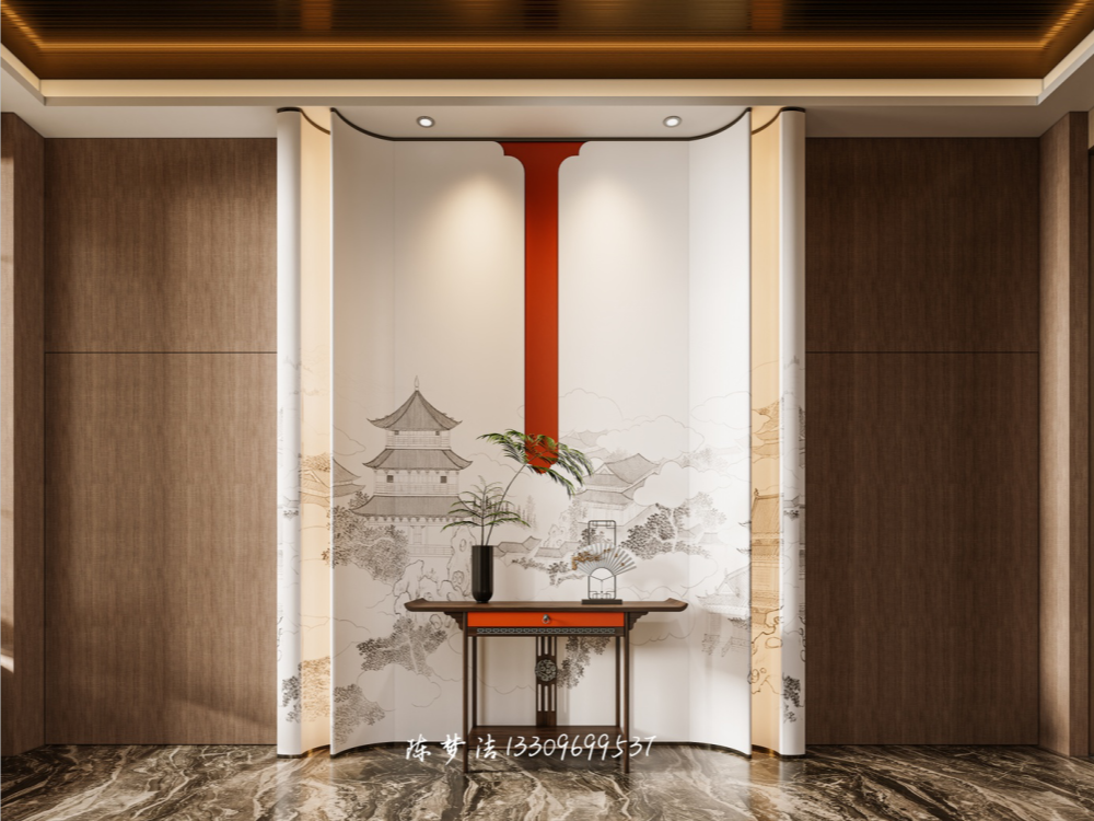 新中式酒店设计_梦MengJie-站酷ZCOOL