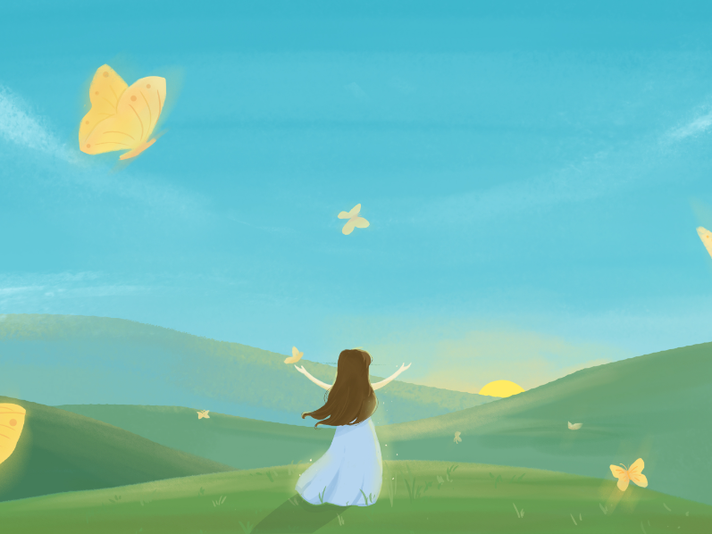 Day5 拥抱夕阳_一般般蓝-站酷ZCOOL