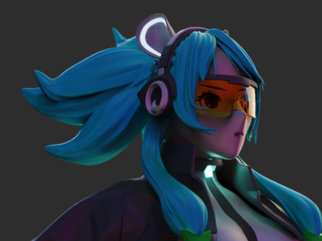 作品练习---幸福的每一天，二次元元气少女_贪财打工人-站酷ZCOOL