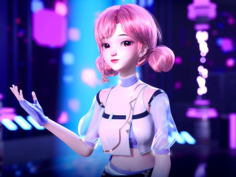 虚拟形象丨科大讯飞AI虚拟歌手Luya唱跳初体验_两点十分动漫-站酷ZCOOL